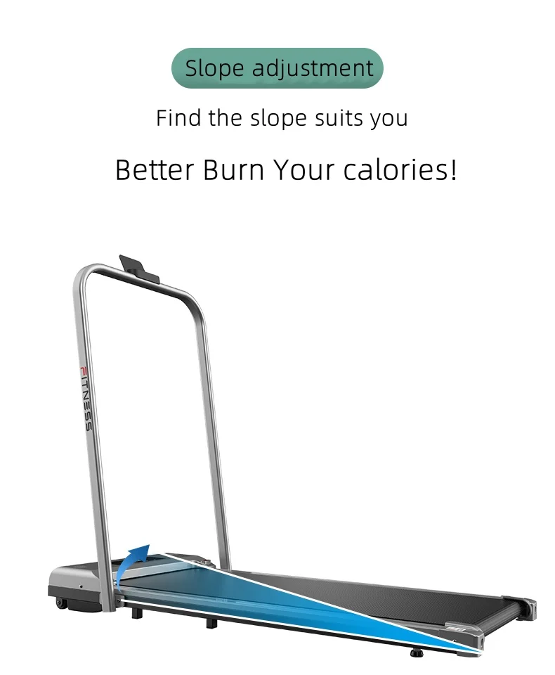 Walking Pad Treadmill Machine Under Desk Treadmill Mini Portable ...