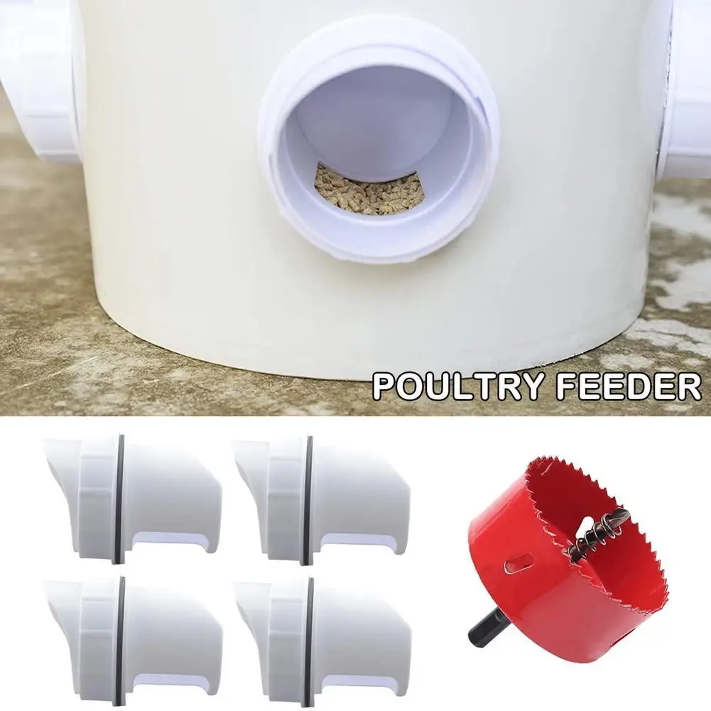 DIY Chicken Feeder Poultry Pro Feeder Gravity Automatic Feeder Kits for ...