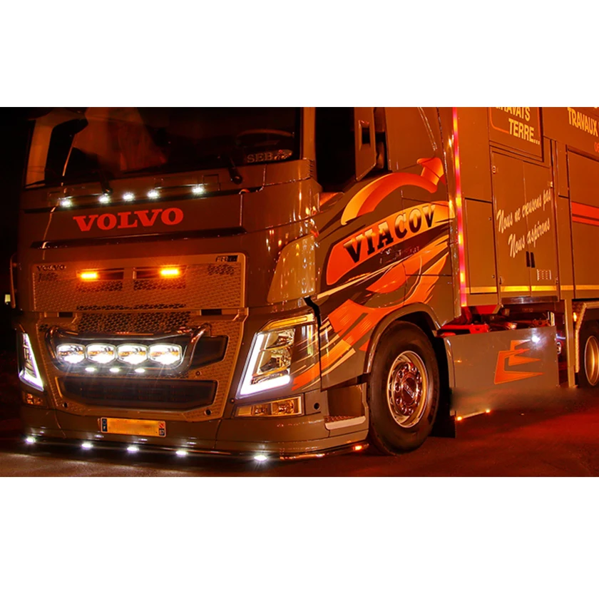 1*set Hst-21701 Truck Trailer Jumbo 320 Ff 24v H7 Driving Light Spot ...