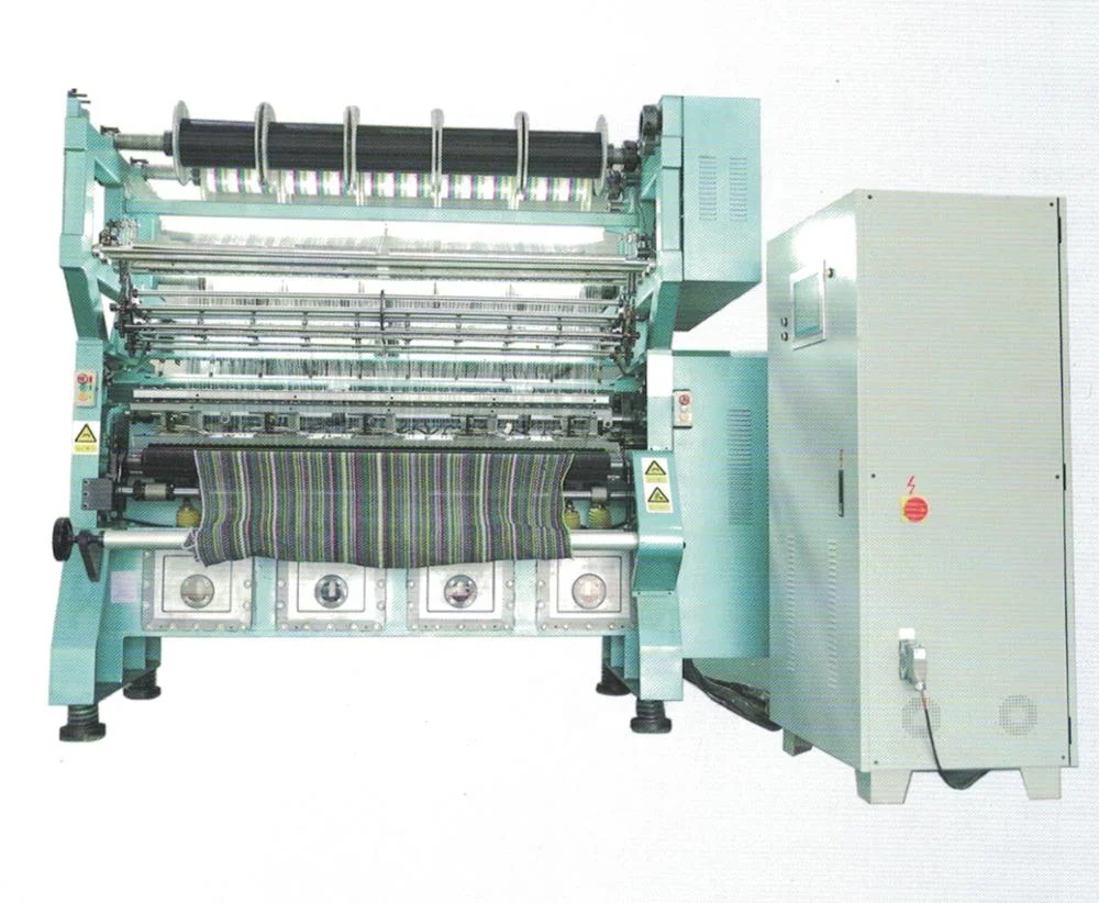Spring Bearded Needle Tricot Knitting Machine With El System And Cut ...