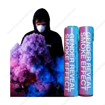 China Blue Pink Color Smoke Tube Daytime Colour Day Flare Pyro Fountain ...