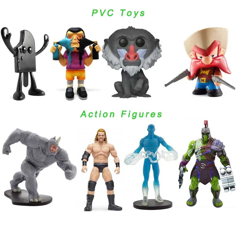 Custom Toy Factory Vinyl Injection Molded Exclusive Plastic Action ...