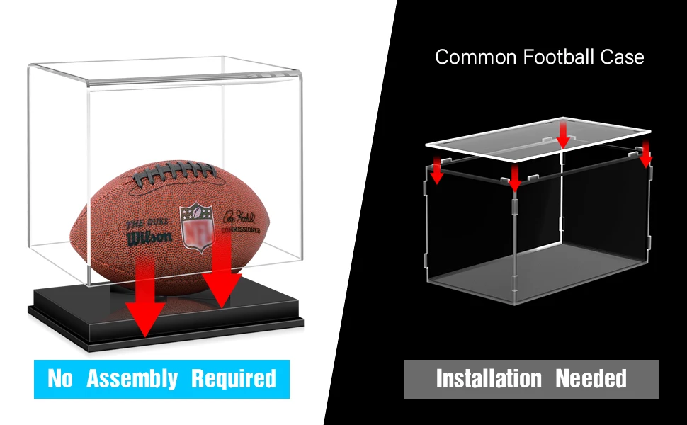 Football Display Case Full Size,Football Case Display Case With ...