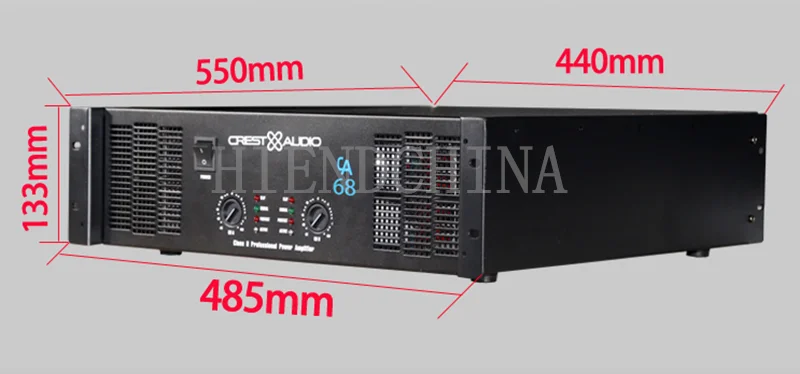 CA38 Professional Power Amplifier - 2600W X2 Pure Power Amp