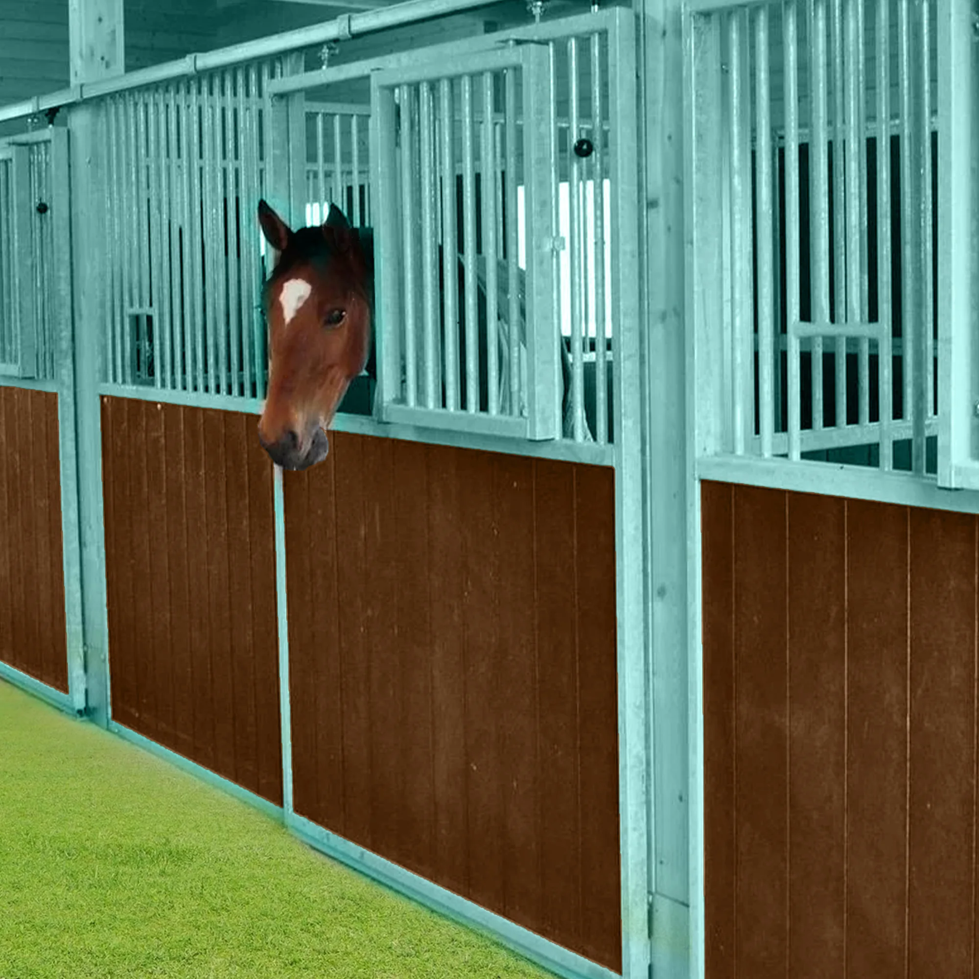 High Density Cheap Horse Corral Panel Ultra Fiber Foaming Pvc Stable ...