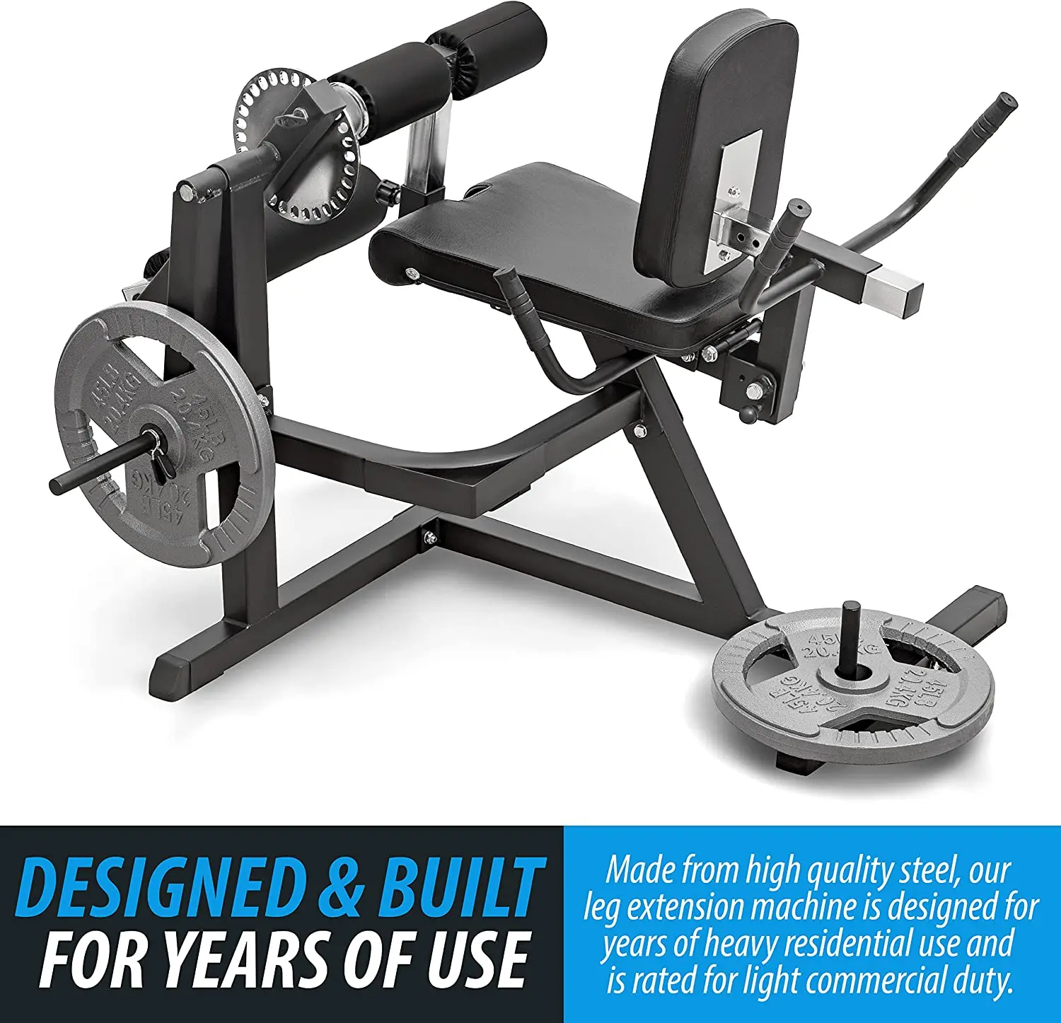 Heavy Duty Adjustable Leg Extension And Curl Machine Leg Press Strength ...