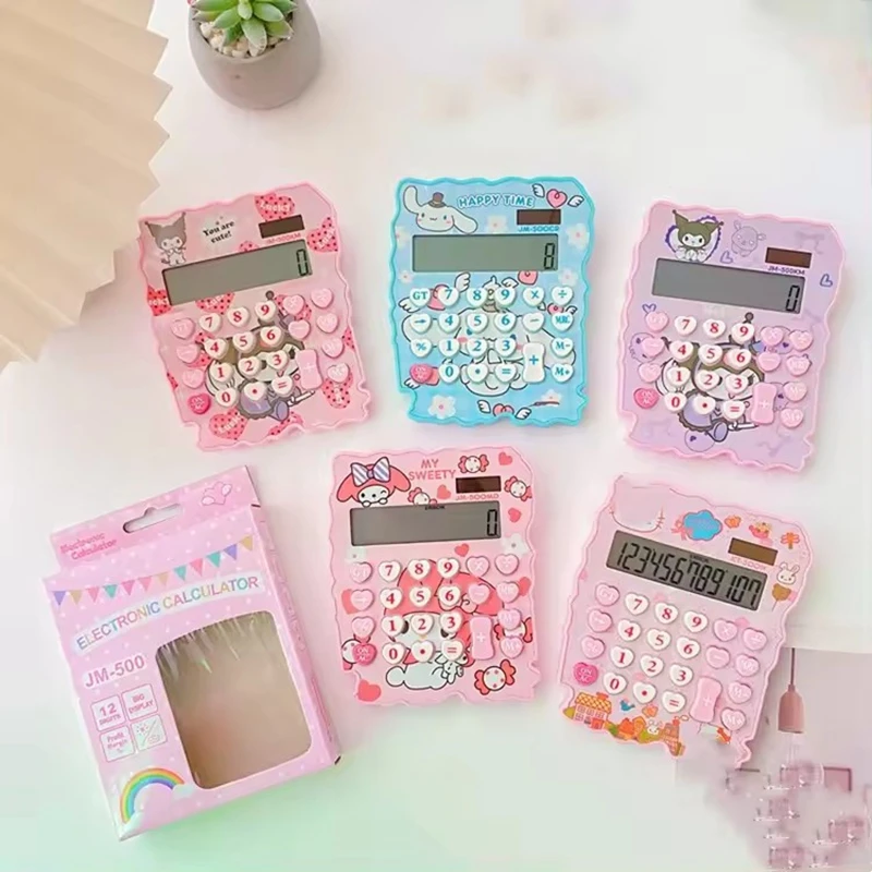 Cinnamoroll Calculator Cartoon Cute Kuromi Computer 12-digit Calculator ...