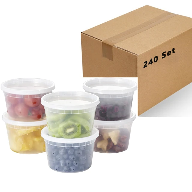 Custom Plastic Pp Togo Microwavable Safe Clear 16 Oz Plastic Deli ...