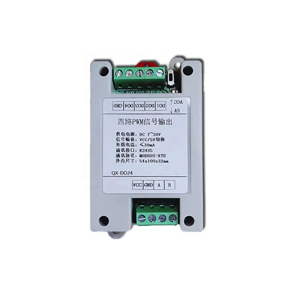 Taidacent Rs485 Modbus Rtu To 4ch Pwm Frequency Converter Servo Pwm Pulse Duty Cycle Width ...