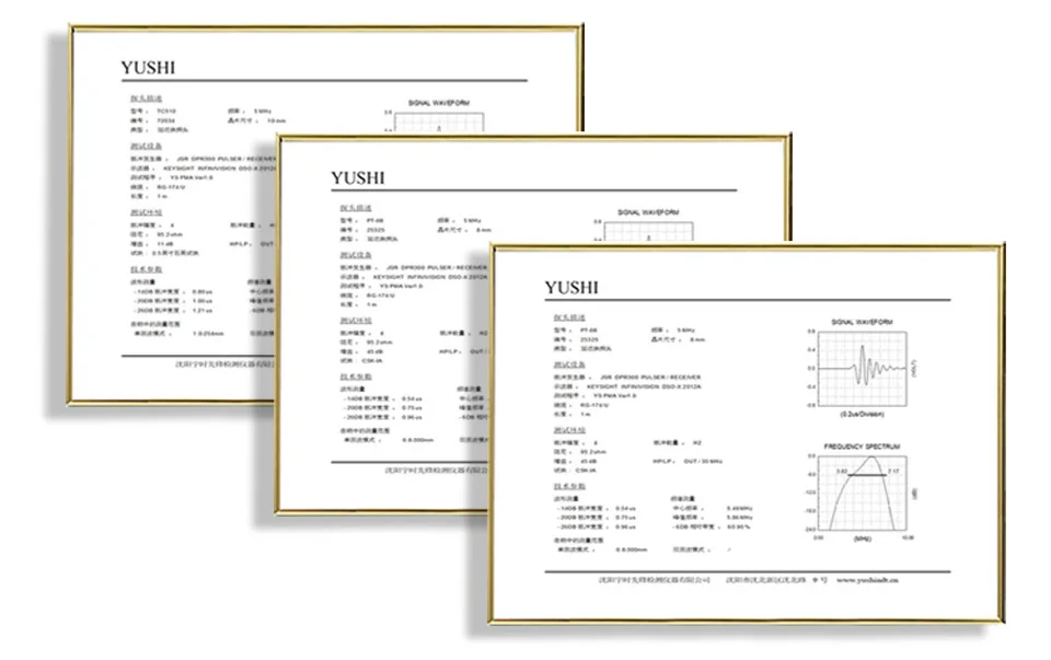 Yushi NDT Ultrasound Accessories & Parts - Dual Element Probe