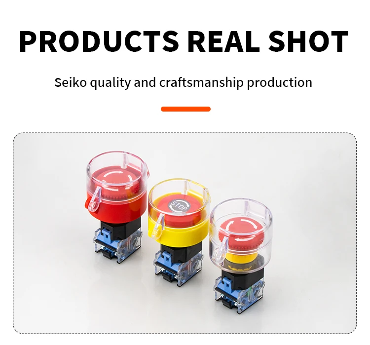 LVBO Waterproof Metal Emergency Stop Switch Button With Enclosure ...