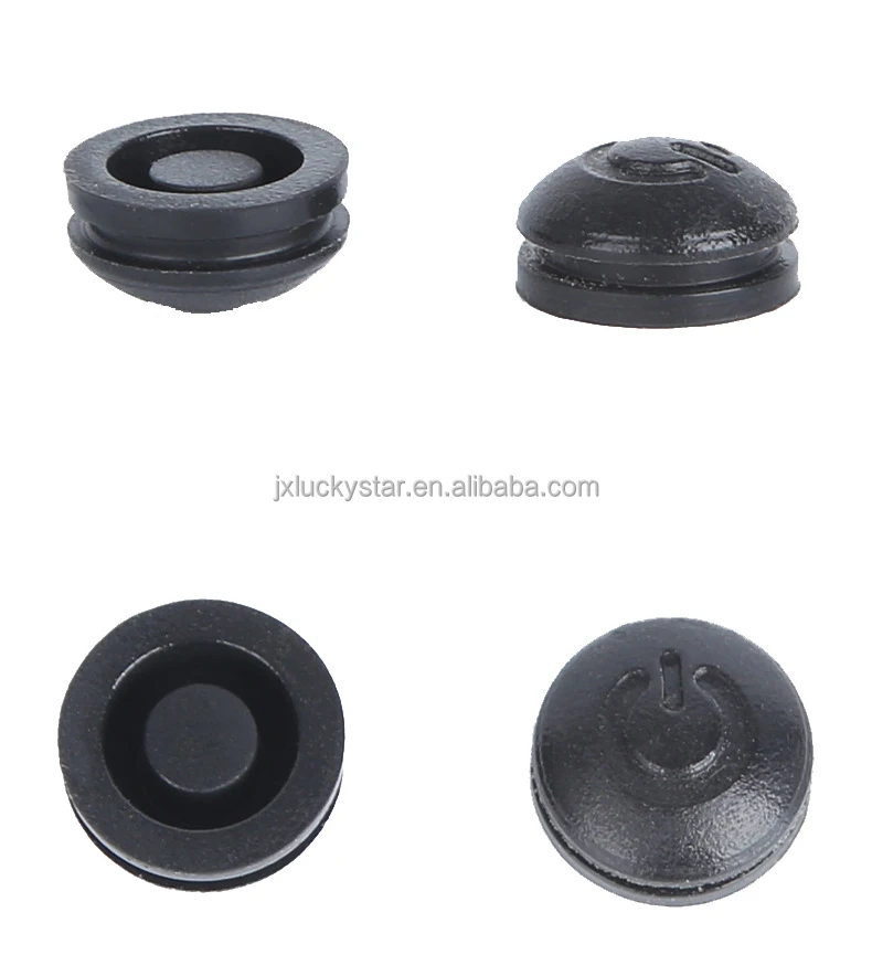 Custom Made Silicone Rubber Power Buttons For Flashlight Switch Oem On ...