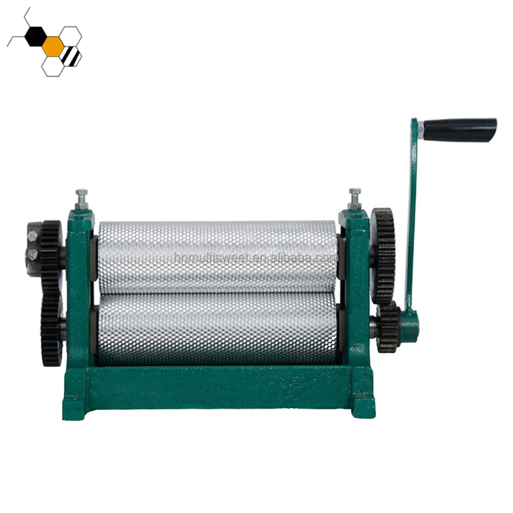 Manual Bee Wax Embossing Stamp Roller Beeswax Comb Press Roller Machine ...