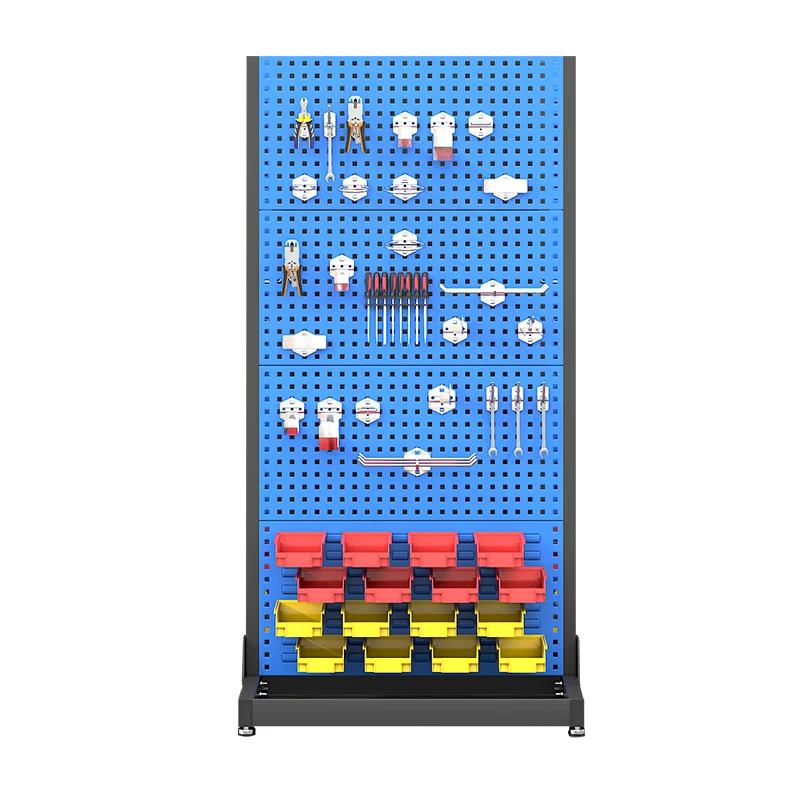 Metal Pegboard Display Stand Rack, Peg Board Tools Display Rack Store ...
