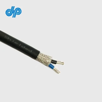 Power Cable 600v Ul2586 2x10awg Black (2 Cores Blue Black) D Shielding ...