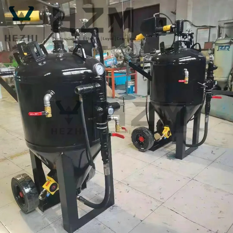 Portable dustless water wet Sand Blasting Machine, Sand Blaster Pot ...