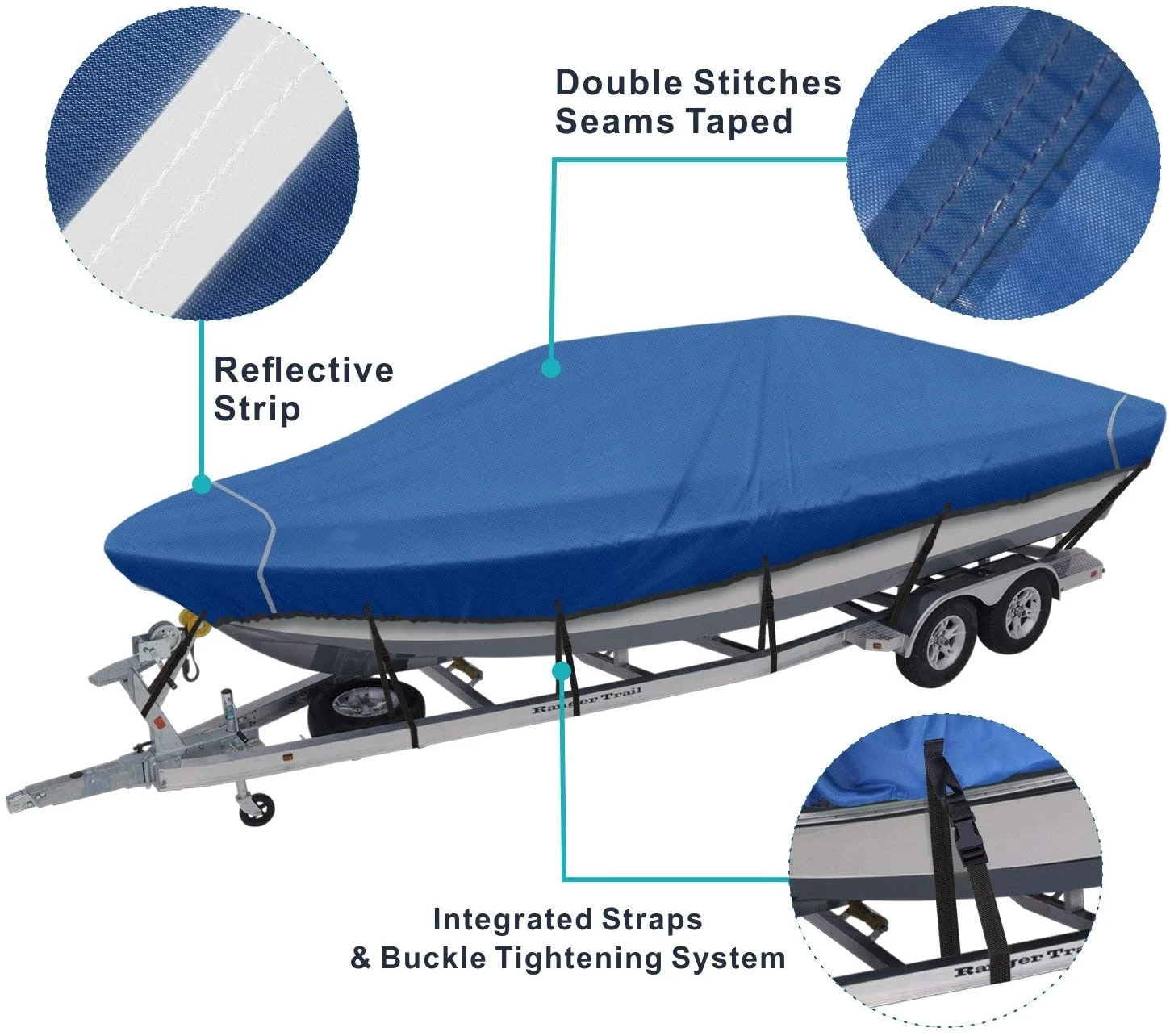 Custom High Quality Boat Cover Heavy Duty All Weather Durable ...