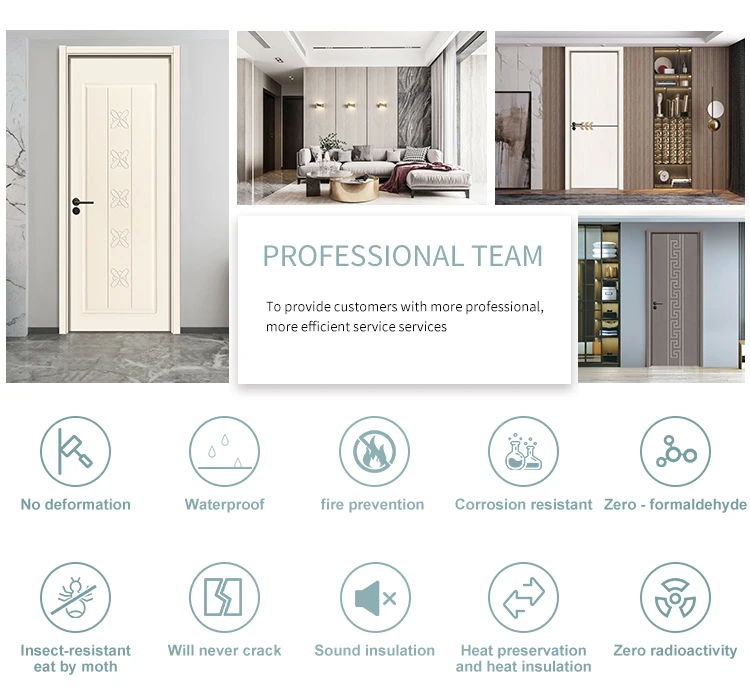 Modern Internal Wpc Door Upvc Composite Front Doors - Buy Fire Rated ...