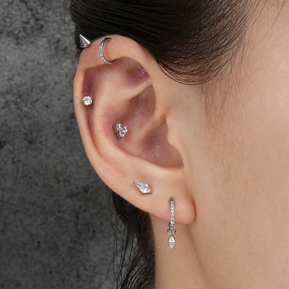 Shop Right Grand F136 Titanium Ear Jewelry - Trendy & Durable