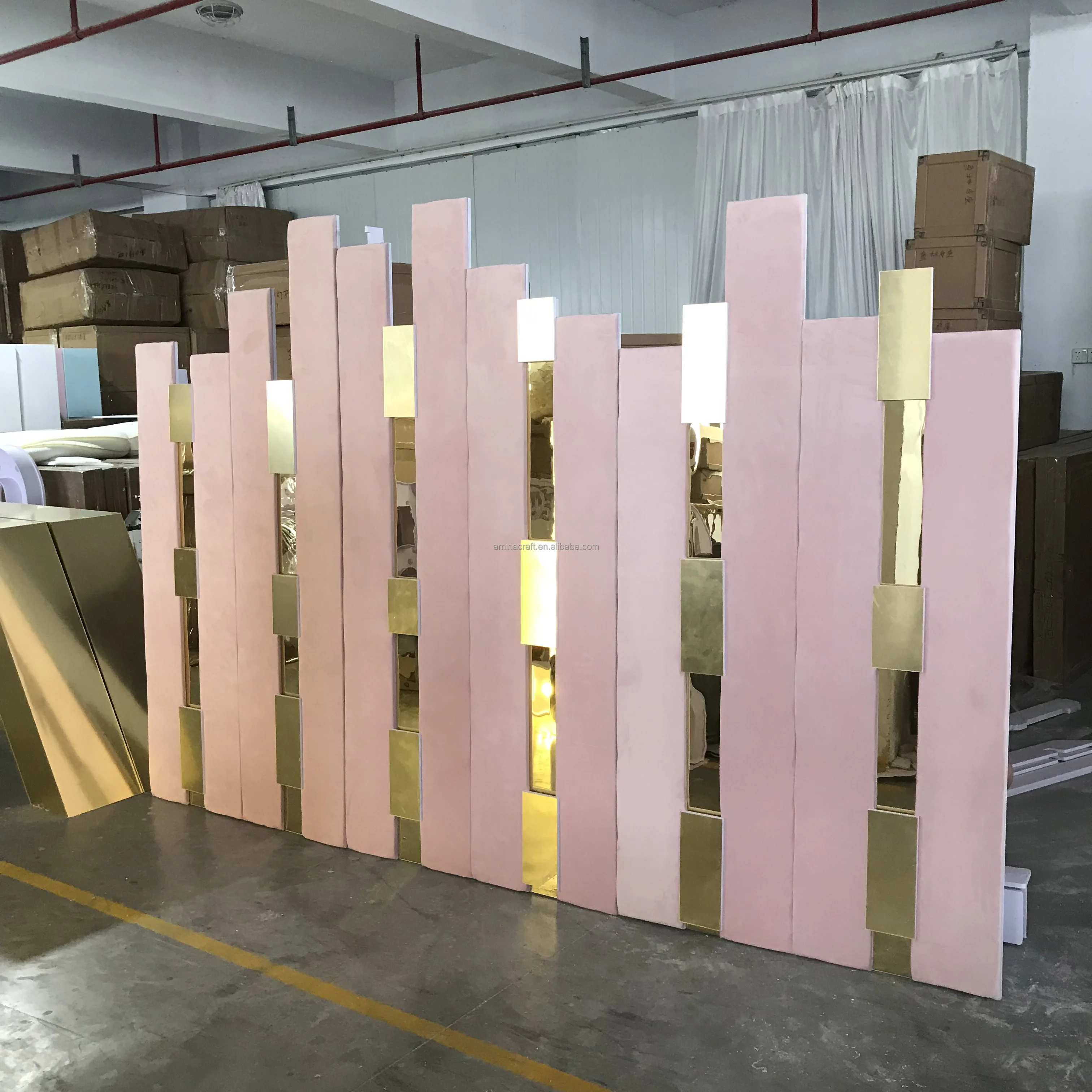 Amina Craft Modern Event PVC Arch Balloon Acrylic Backdrop Arch White ...