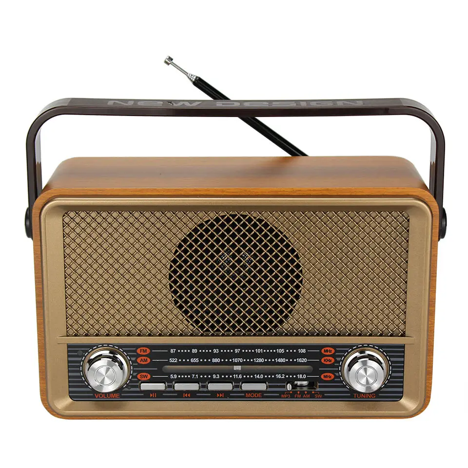 2022 Retro Fm Radio Vintage Wooden Radio Classic Dsp Radio M-511bt ...
