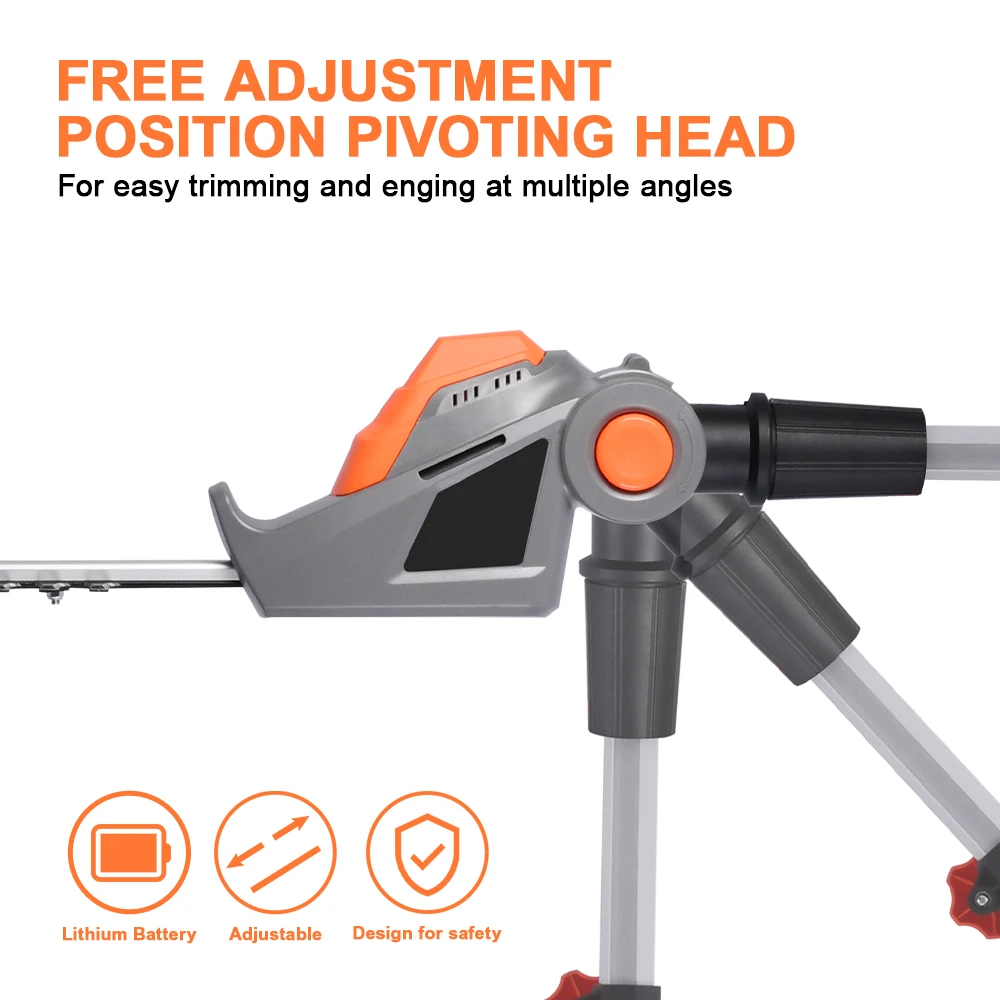 Vertak 18V Cordless Long Reach Hedge Cutter - Efficient & Durable