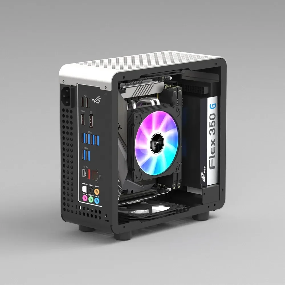 Customized Flex ATX Mini ITX Desktop Aluminium Frame PC