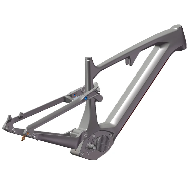 Electric All Mountain Bike Carbon Frame Travel 180mm Shi-mano Ep8 Bt ...