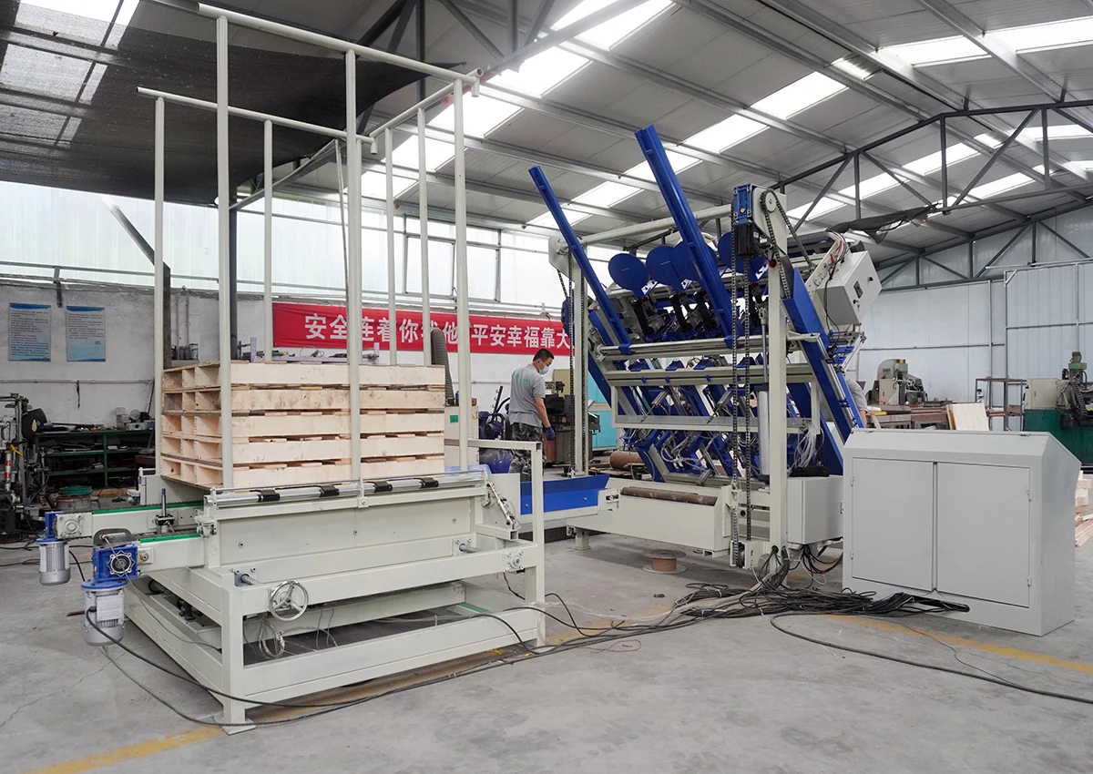 Wood Pallet Nailer Machine - Buy Wood Pallet Making Machine,Wood Paller ...