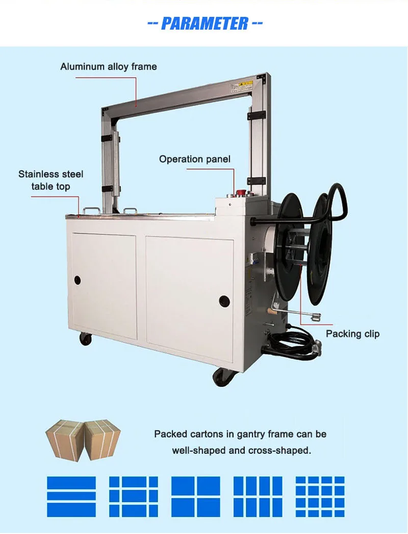 Automatic Plastic Pp Strapping Machine Fully Automatic Strapping ...