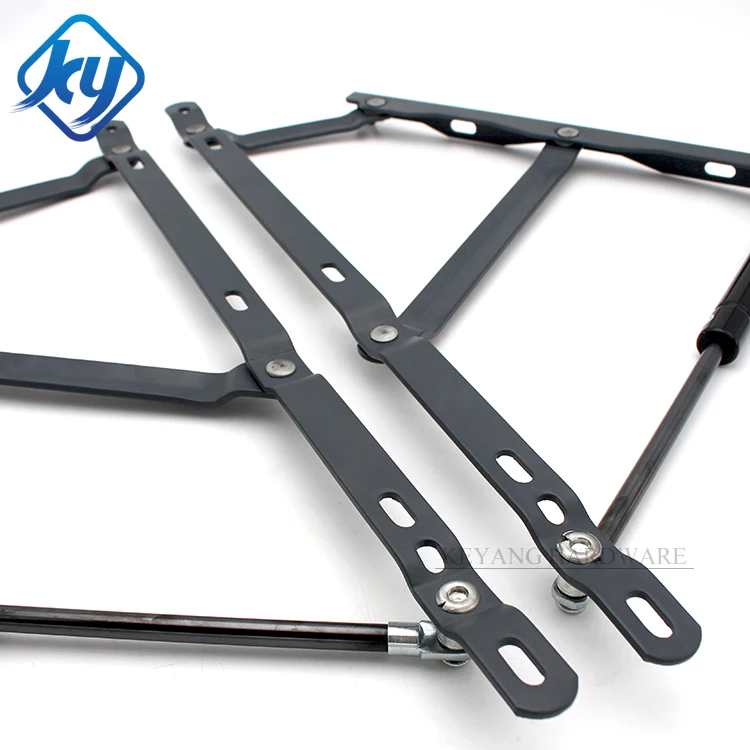 Furniture Hinges Lift up Storage Bed Gas Lift Mechanism for King Queen ...