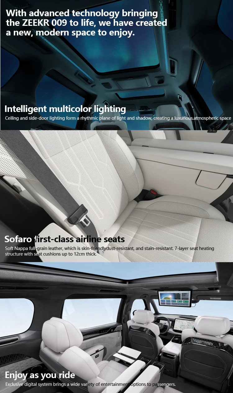 Electric Cars 2023 Zeekr 009 Geely Ev Zeekr 009 140kwh Electric Jike ...