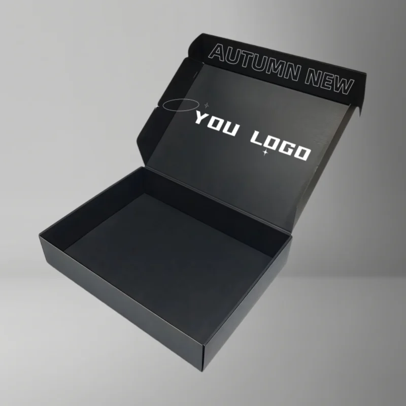 Custom Colored Corrugated Paperboard Shipping Boxes for Clothing Hat ...