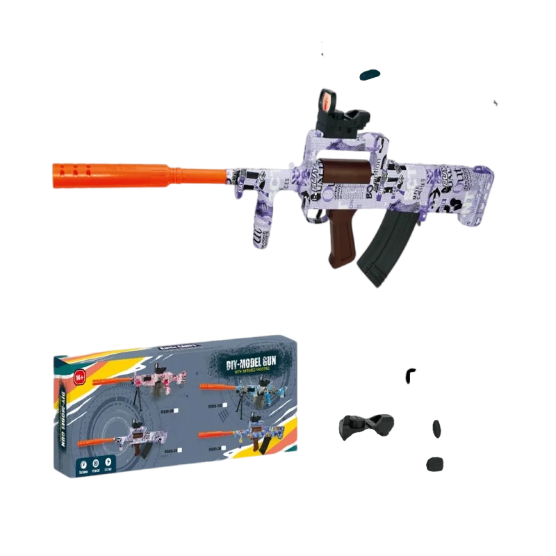 Rechargeable Electric Groza Gel Blaster Gun Kid Outdoor Shooting Game ...