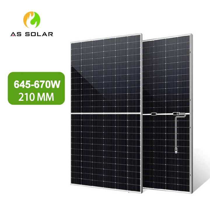 800 Watt 750w 700w Solar Panel Manufacturer 210mm Half Cell Mono Glass ...