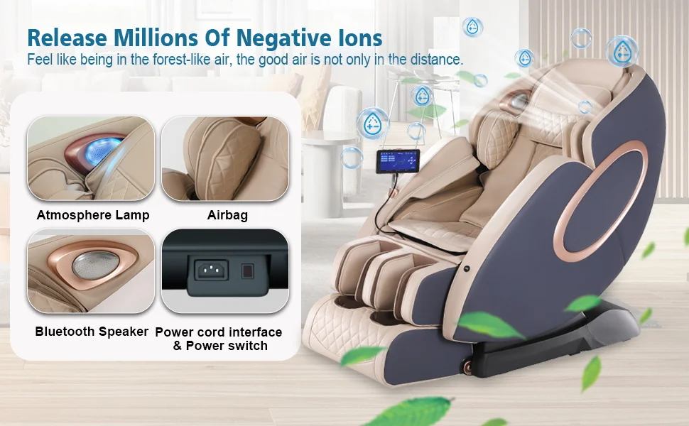 Luxury Modern Full Body Robot Ai Smart Sl Track Deluxe Massage Cahir ...