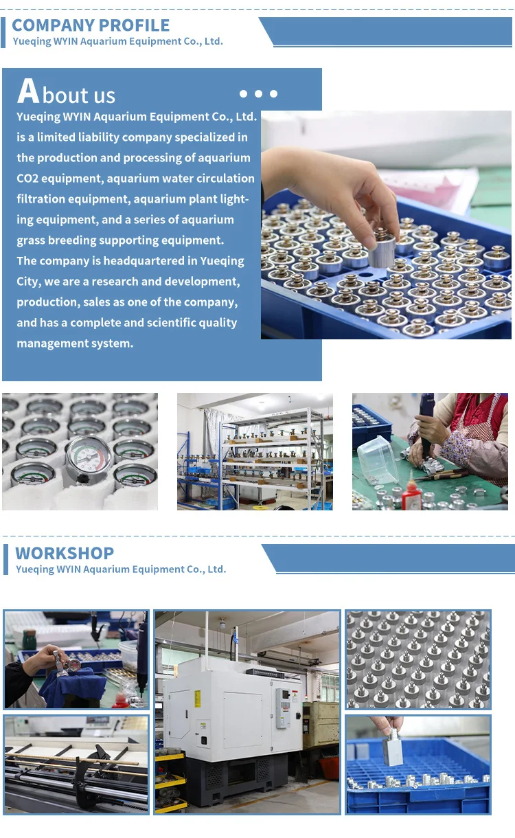 WYIN R106X DIY Co2 Cylinder Regulators Aquarium Accessories Aluminium ...