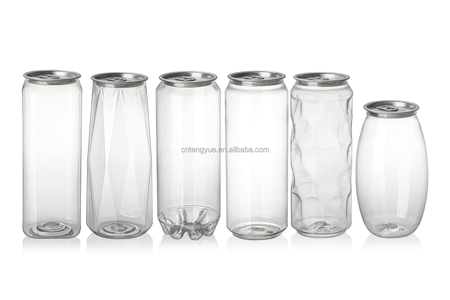 250 ml 350 ml 400 ml 500 ml 650 ml 750 ml 핫 세일 투명 PET 캔 플라스틱 캔 음료 소다 커피 음료 캔| Alibaba.com