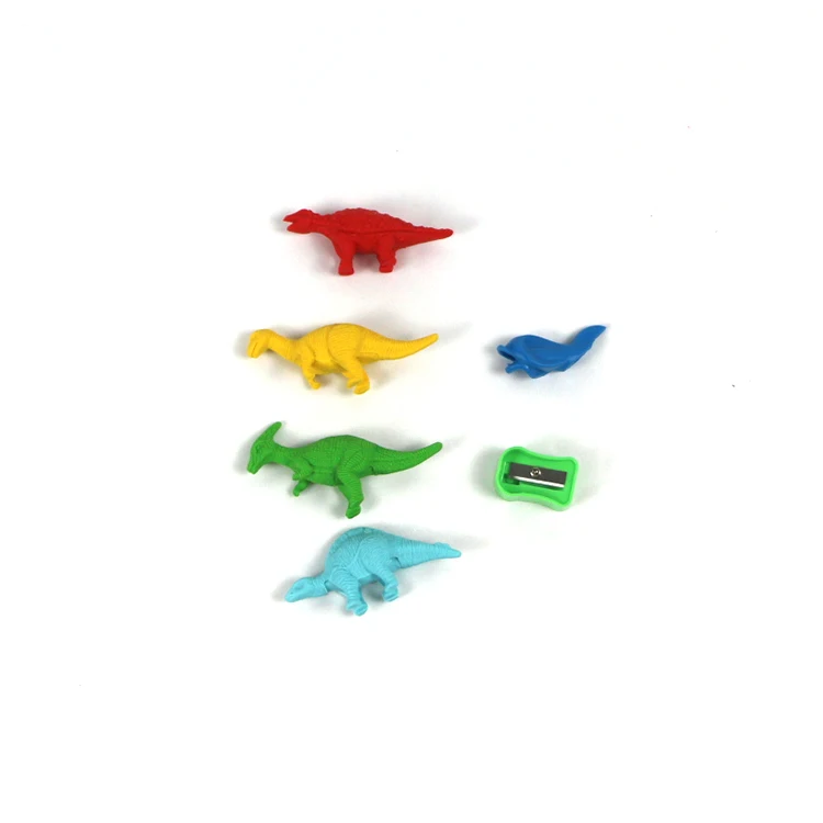Soododo Custom New Design Cute Dinosaur Eraser Stationery Set Kids ...