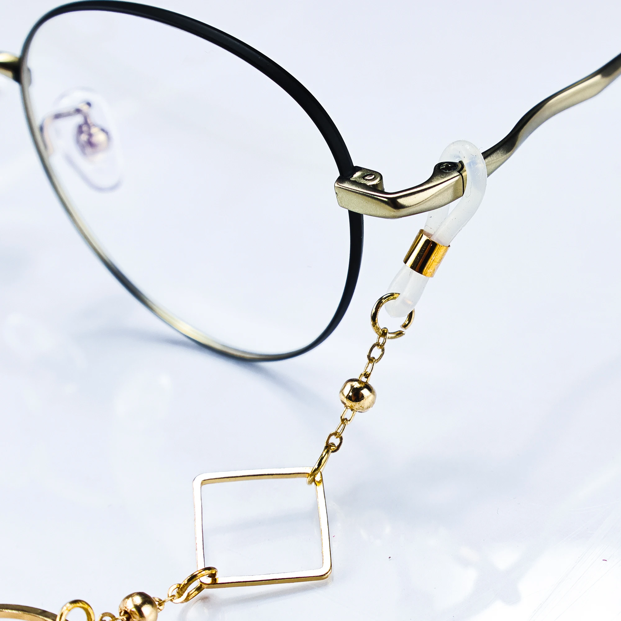 Metal Minimalism Gold Eyeglass Chains Holder Sunglasses Strap Chain ...