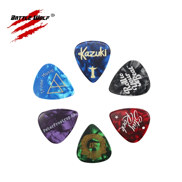 Custom Design Guitar Picks - Durable Celluloid Options