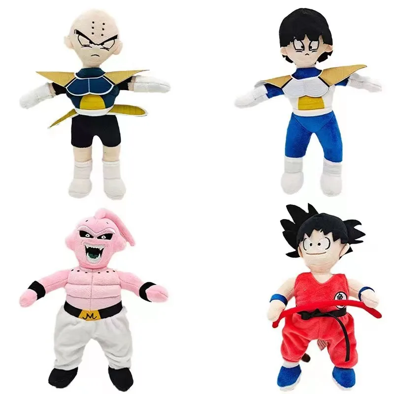4 Designs New Arrival DBZ Soft Plush Doll Cartoon Goku Anime Doll ...