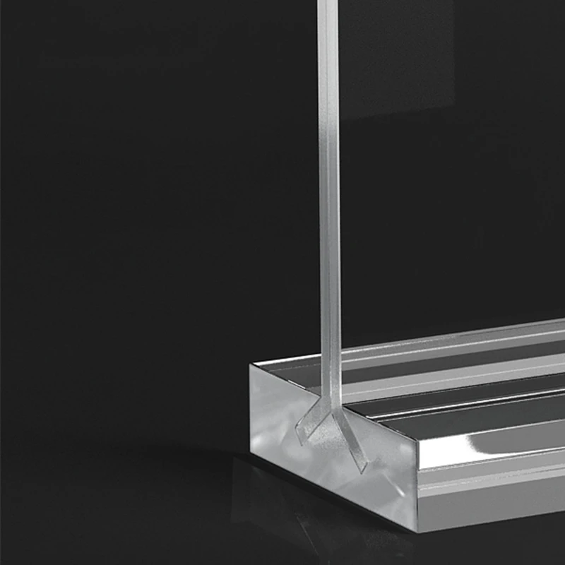 Acrylic Sign Holder - T Shape Table Top Display Stand