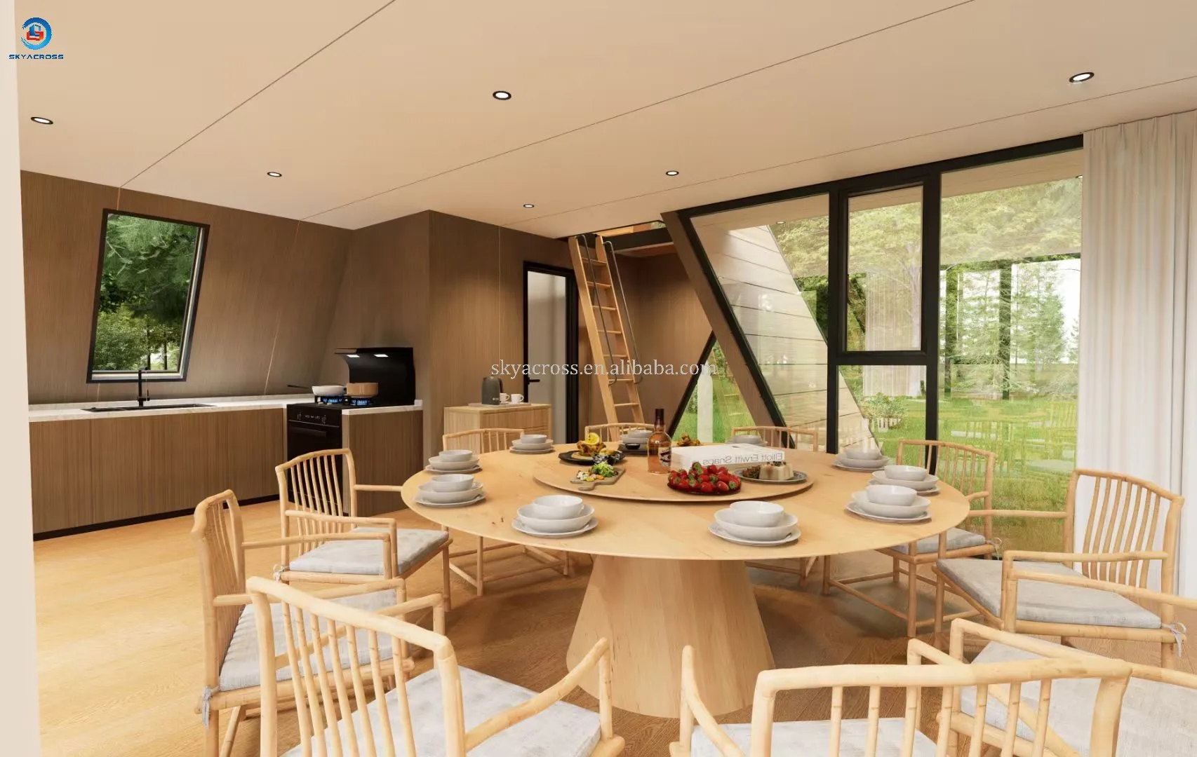 Modern Triangle House Factory Price Modern Container Home Luxury Prefab ...
