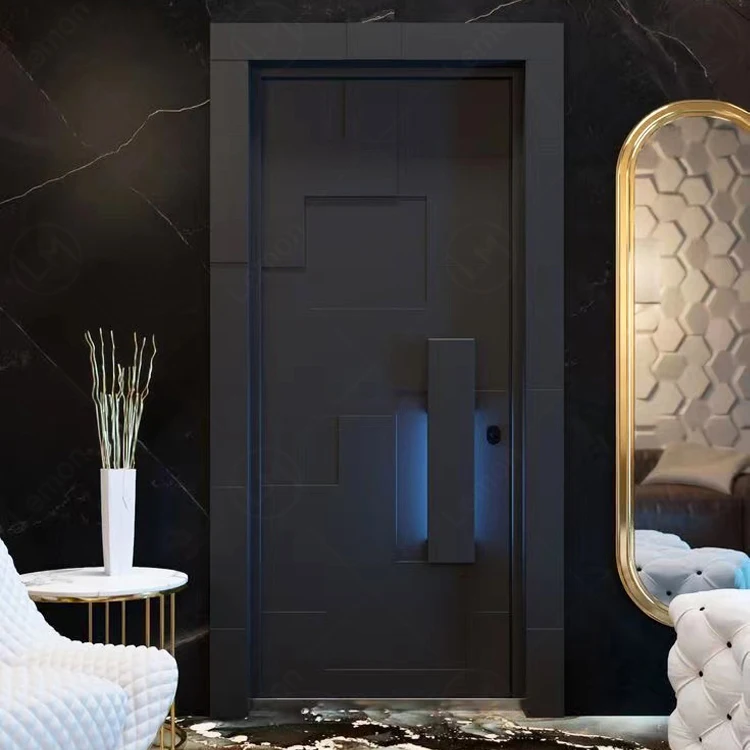 Custom Exterior Main Security Door Design - Safety Metal Aluminum