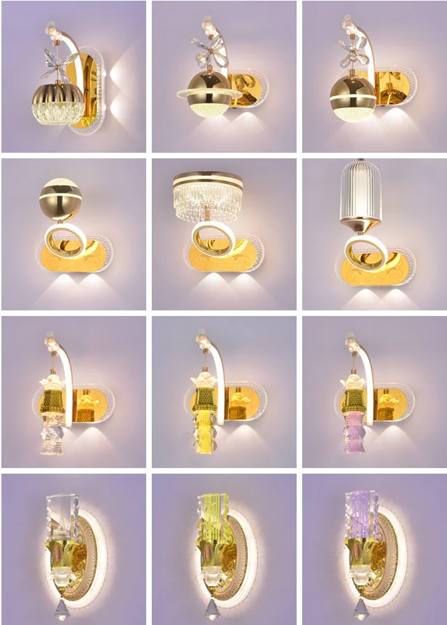 Sconce Wall Lamps Indoor Acrylic Led Wall Lamp Lighting Fixture Modern ...