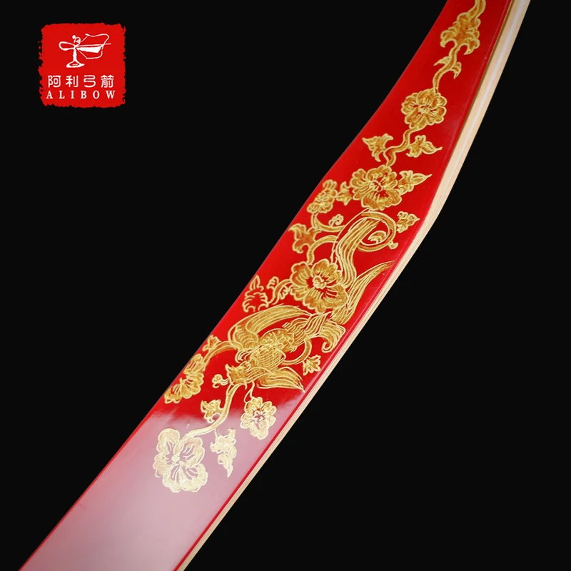 Alibow Traditional Recurve Bow - Custom Exquisite Painted Decoration ...