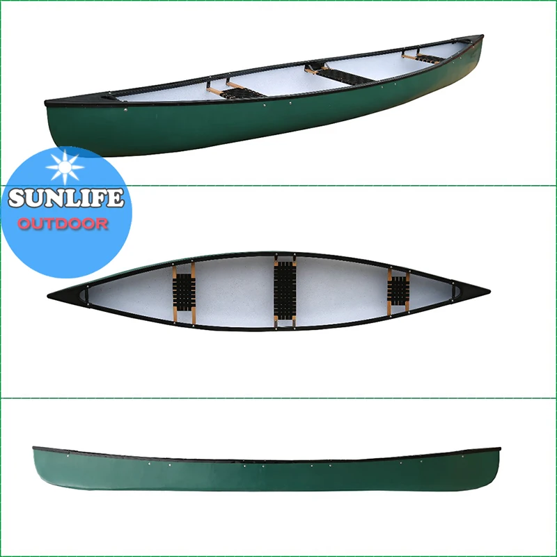 Hot-sell Plastic Fishing Canoe/Kayak,Durable Big Size 16Ft Long for 4 ...