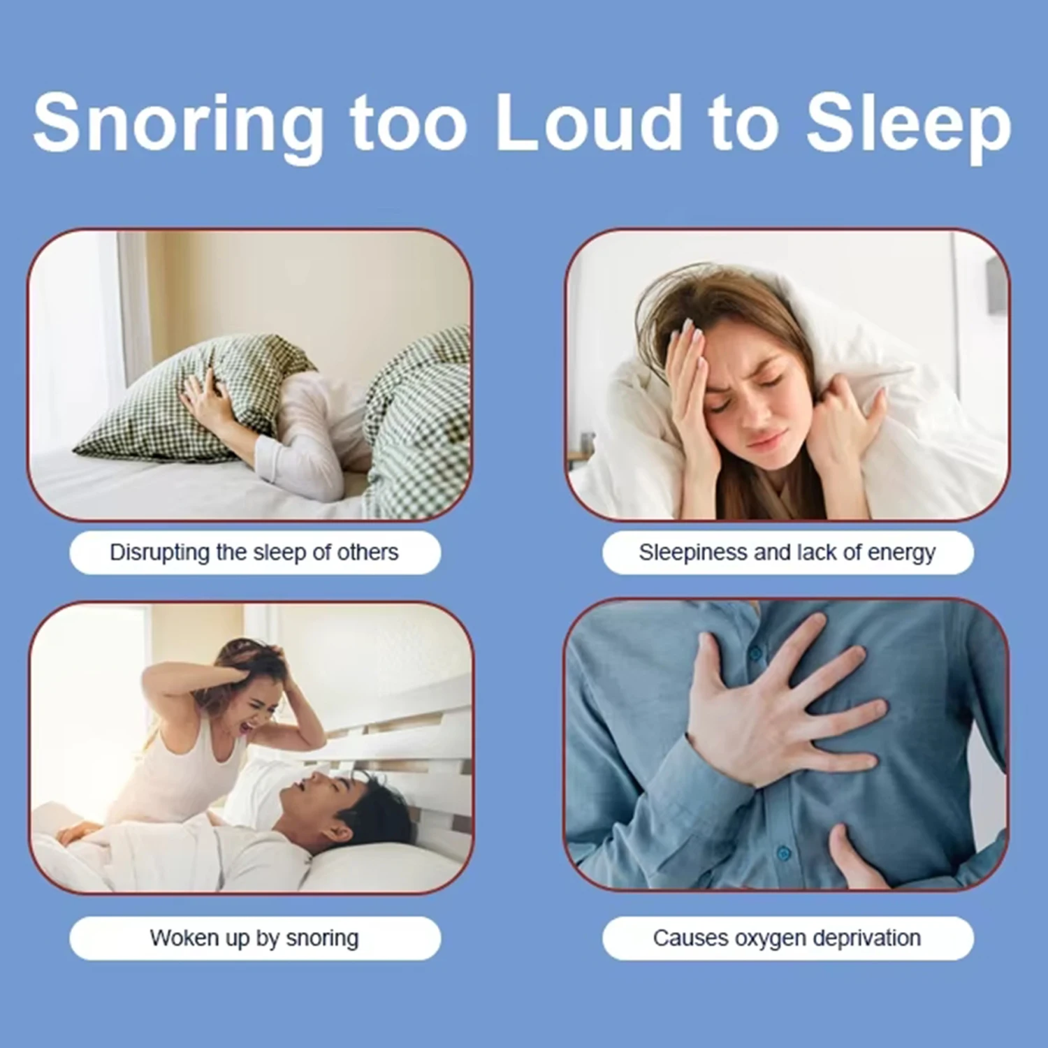 Silent Snore - Magnetic Anti Snoring Nose Clip for Home & Travel