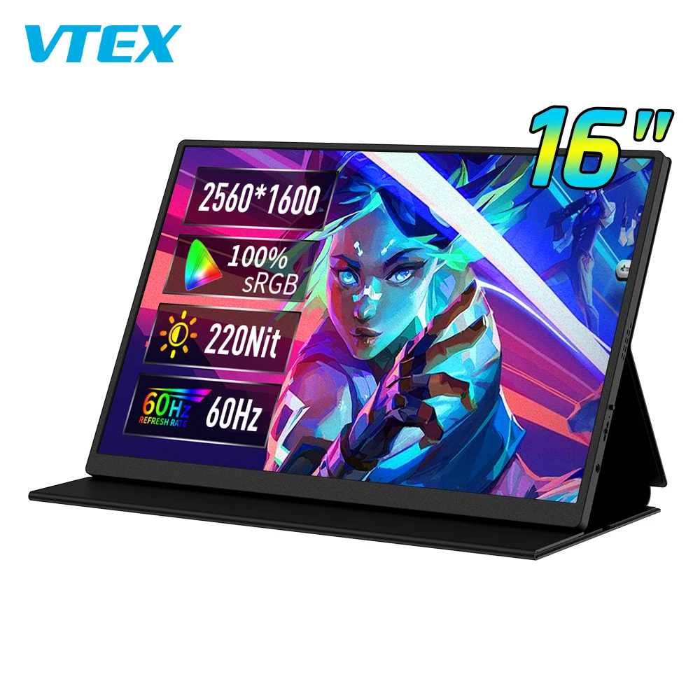 16 Inch Fhd Gaming 1920*1080 4k Touch Portable Usb Monitor Pc Usb ...